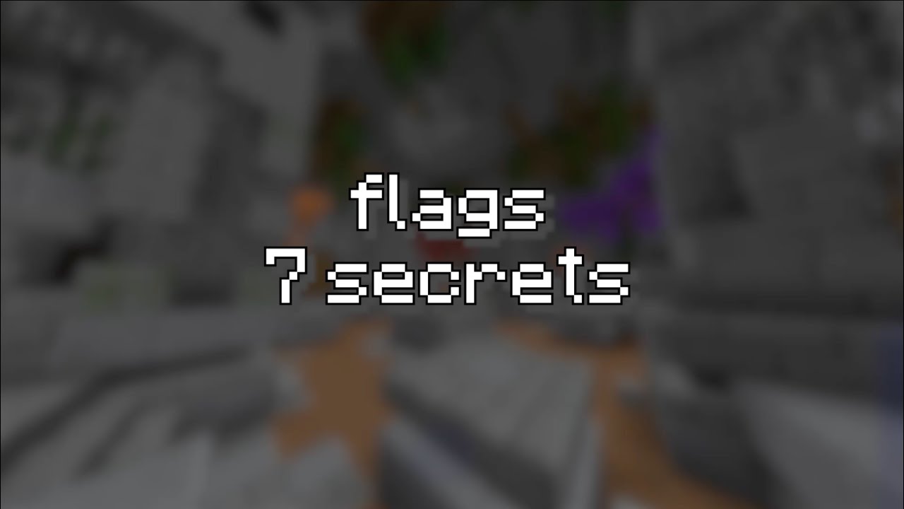 dungeon room guides: flags (7 secrets) - YouTube