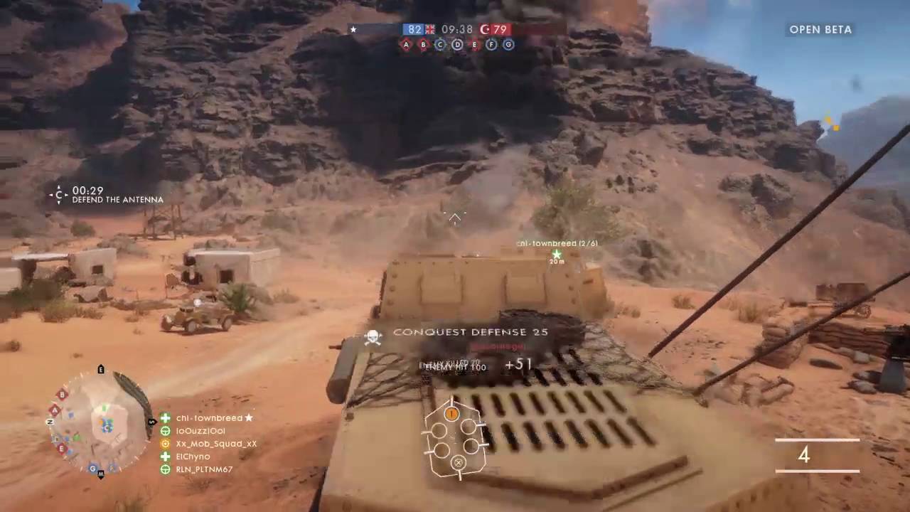 Battlefield 1- Open Beta The Farthest Tank Kill - YouTube