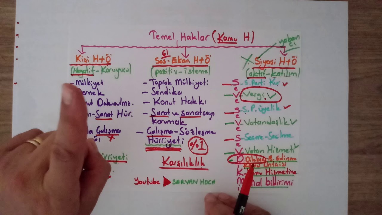 ÖZEL HAKLAR | TEMEL HAKLAR | 3. VİDEO | SERVAN HOCA - YouTube