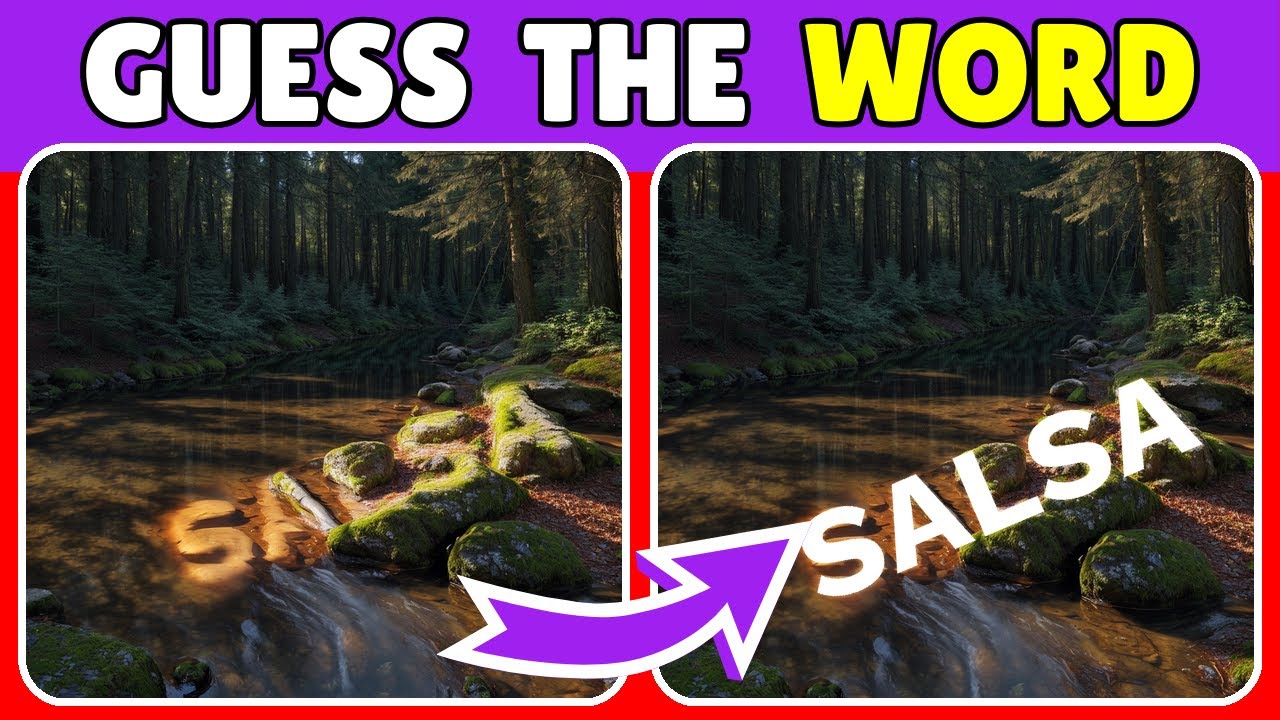 Guess the Hidden Word Challenge! 30 Tricky Levels | Part 34 - YouTube