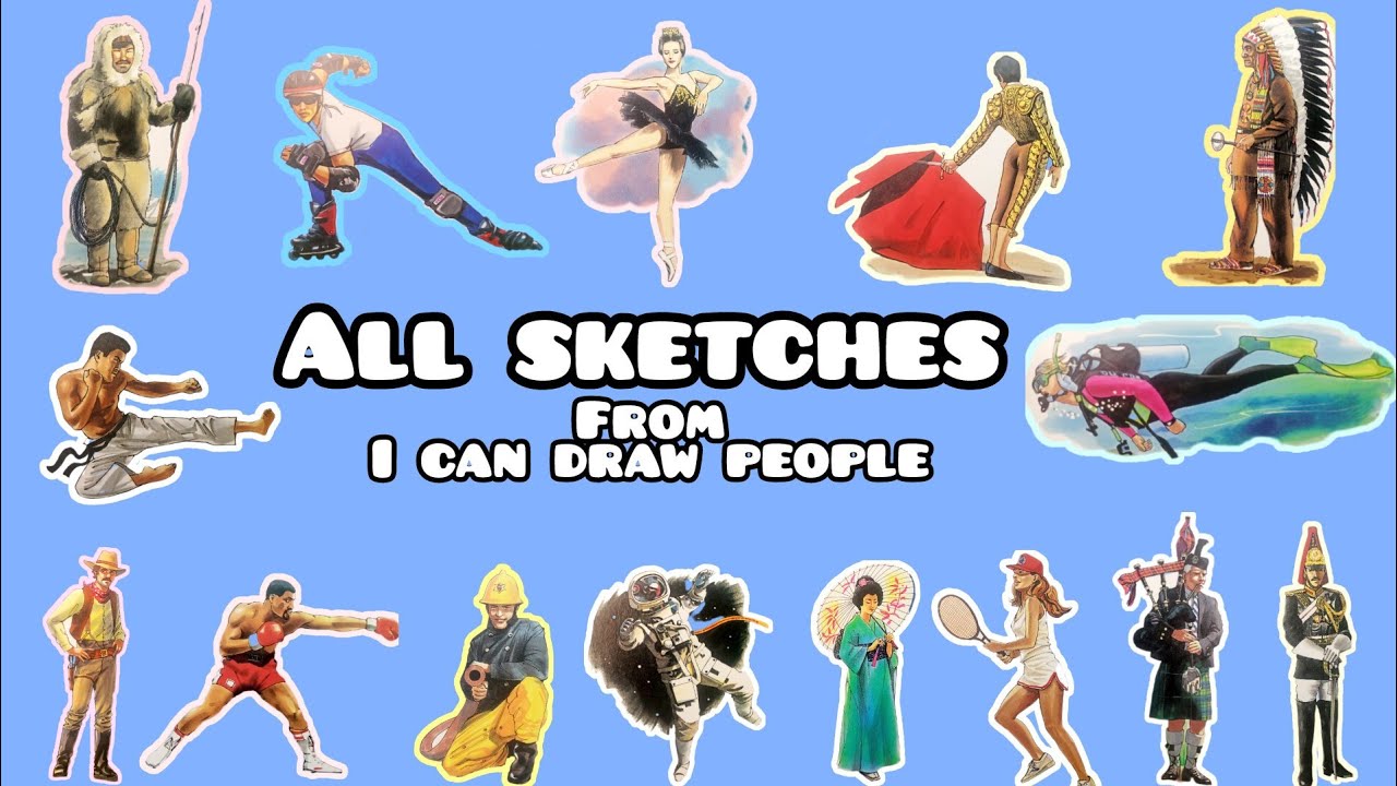 I can draw people all the sketches speed paint compilation from I can ...