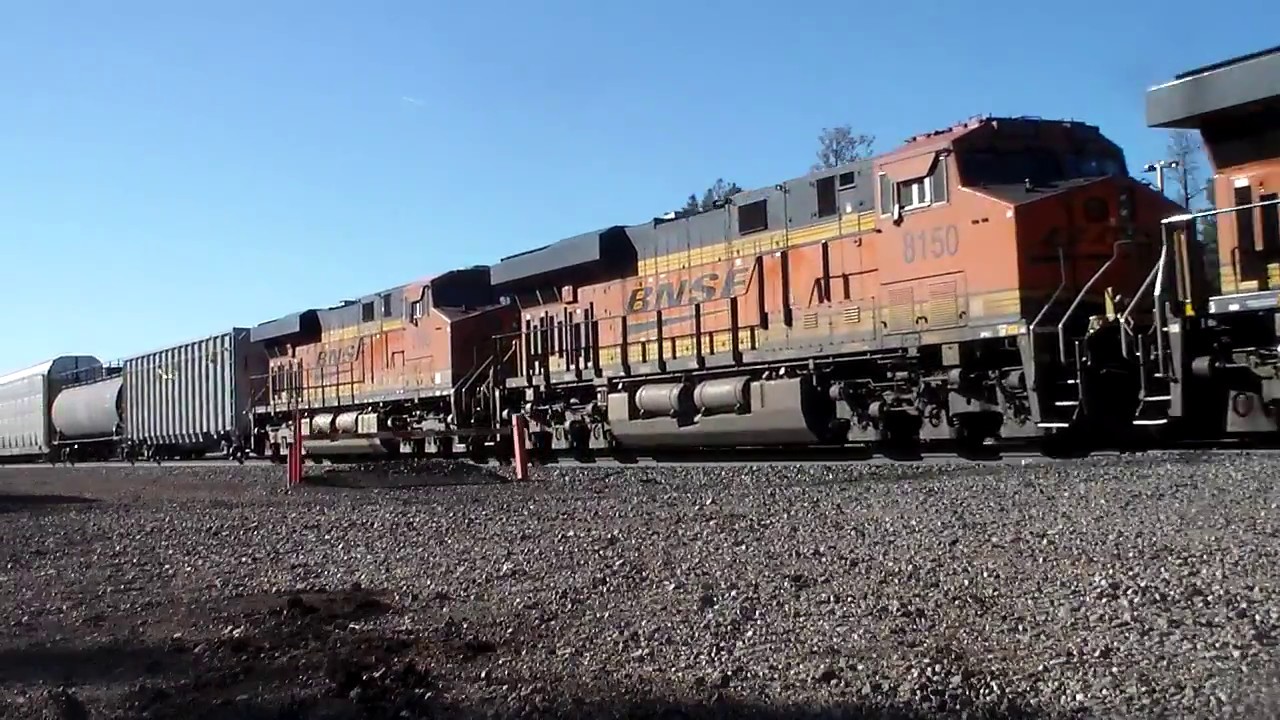 BNSF H BARBEL1 18 - BNSF 7165 E @ Williams Junction, AZ - YouTube
