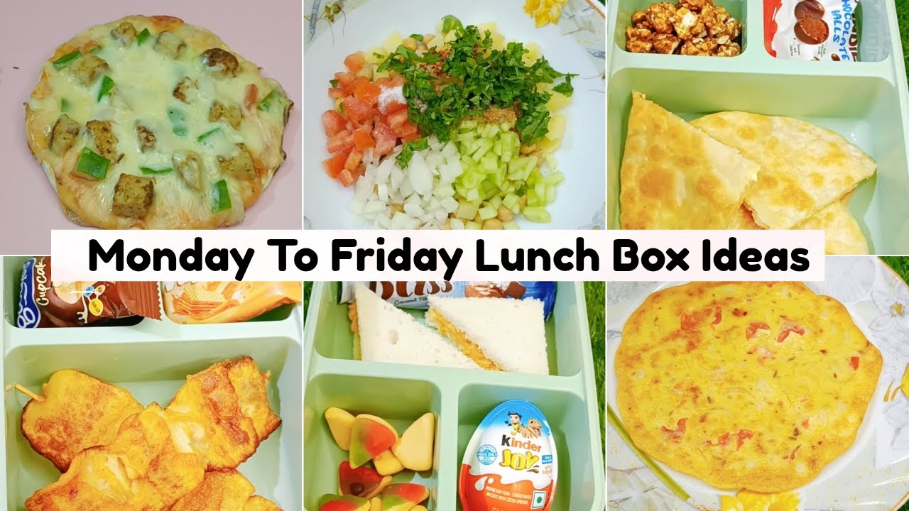 Week 4 Lunch Box Ideas | Easy Meal Prep for Kids & Adults | Monday to ...