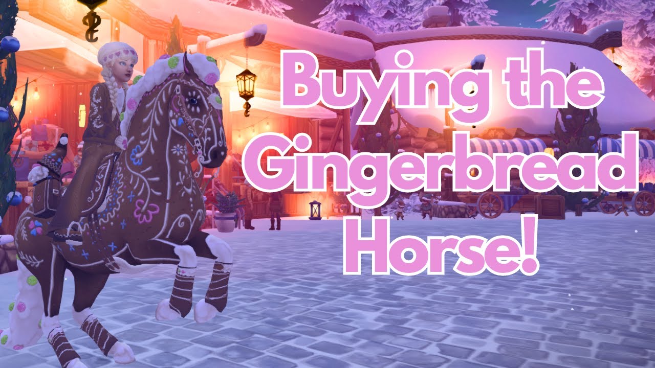 Buying the New Gingerbread Horse & Christmas Fun! || Star Stable Online ...