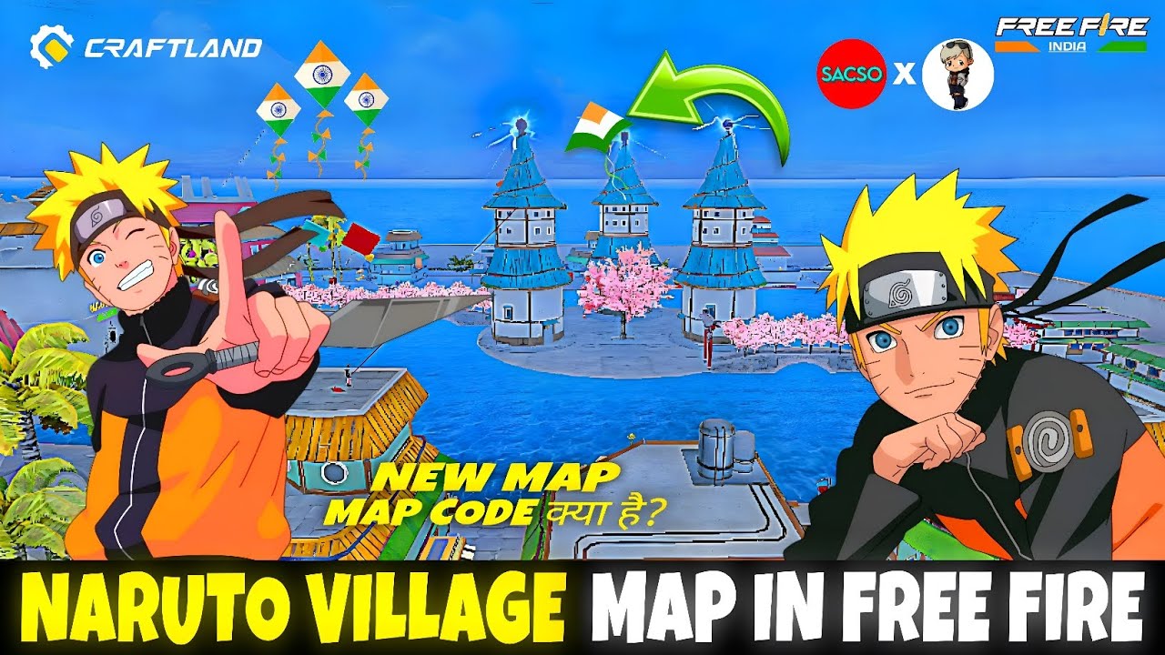 Naruto Village Map In Free Fire 🔥 | VIP GAMERS x @iamsacso#freefire # ...