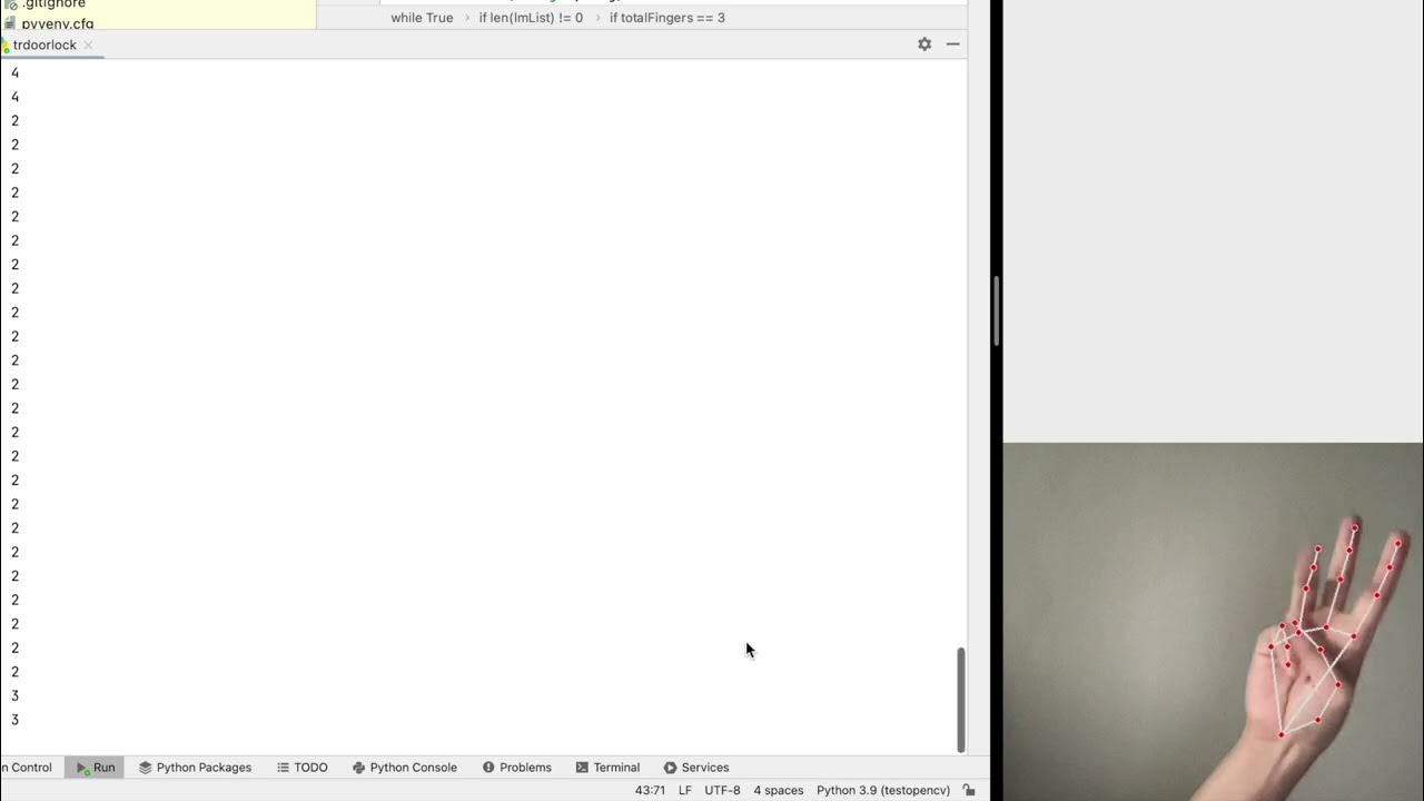 Hand Gesture Controlled Door Lock With ESP32 (OpenCV, Mediapipe, MQTT, Thingsboard) - YouTube