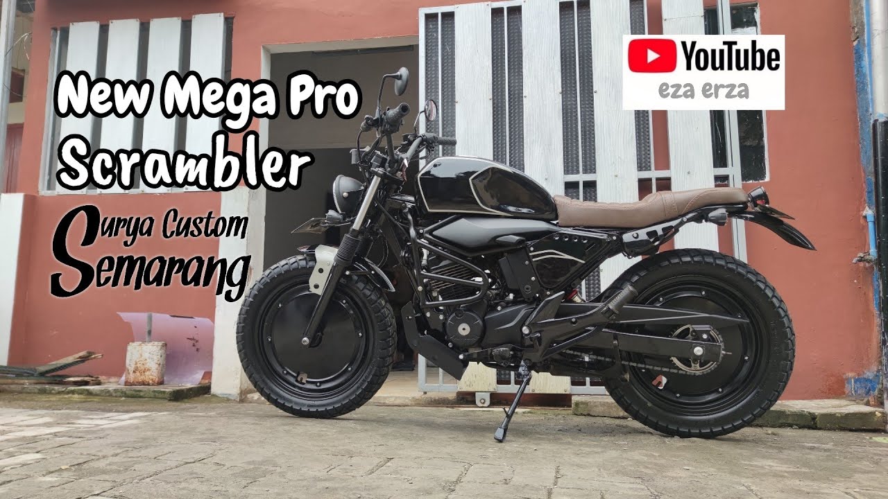 Honda New Mega Pro Scrambler - YouTube