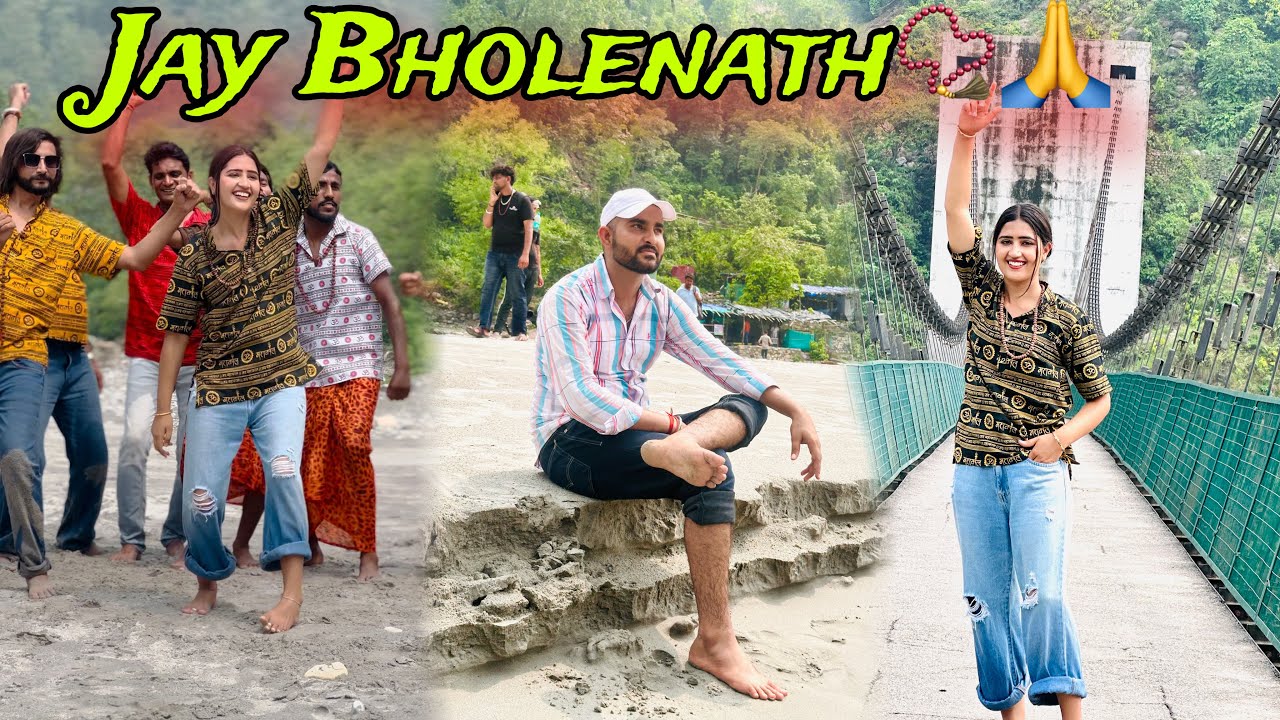 गंगा किनारे भोले नाथ के song की Shooting 📿🙏 | Babli jhuriya - YouTube