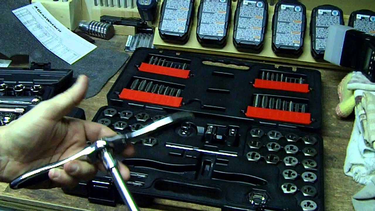 Gearwrench 75pc Tap & Die 3887 - YouTube