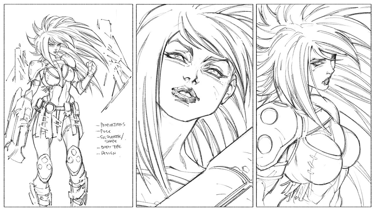 Drawing Consistent Characters for Comics (Stream) - YouTube