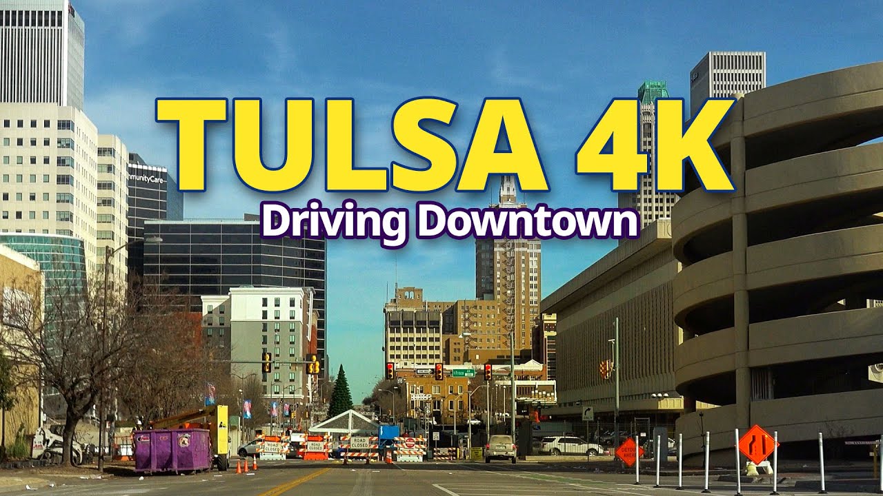 Tulsa 4K - Driving Downtown - Oklahoma, USA - YouTube