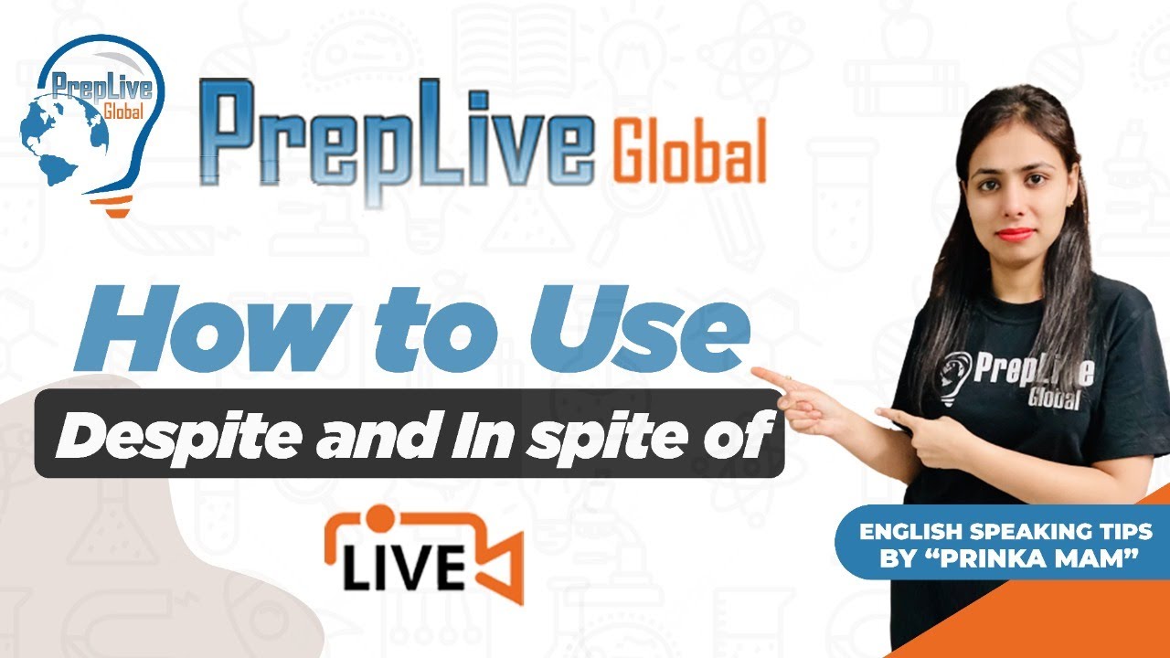 How to use In spite of and Despite | Basic English Grammar | use of ...