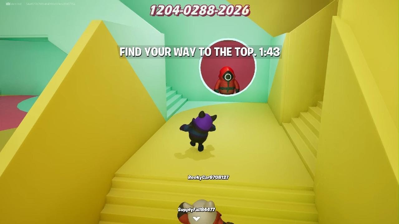 Playing fall guys Squid games - YouTube