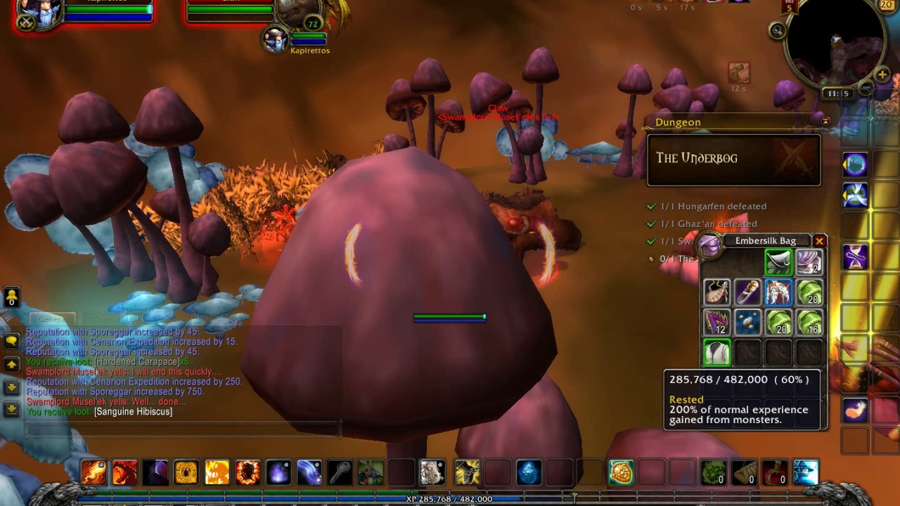 sporeggar reputation to exalted - YouTube