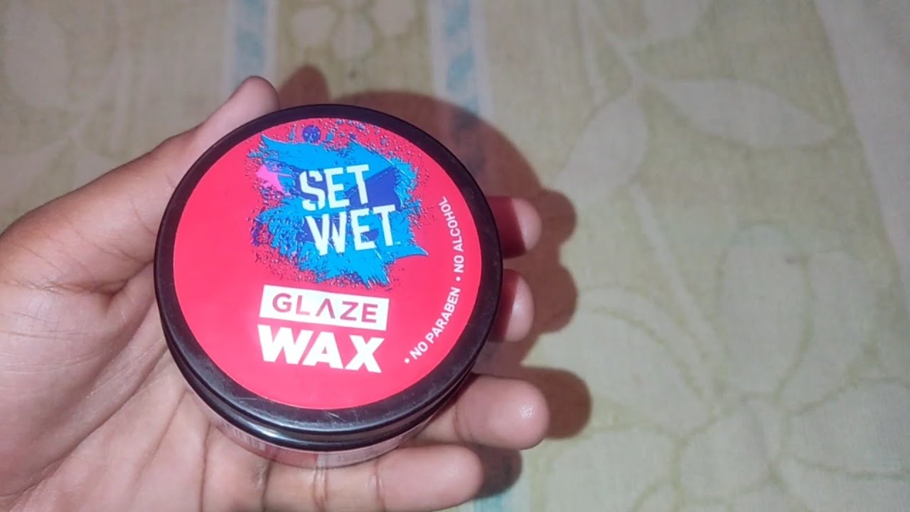 Set Wet Glaze Max Hair Wax Honest Review - YouTube