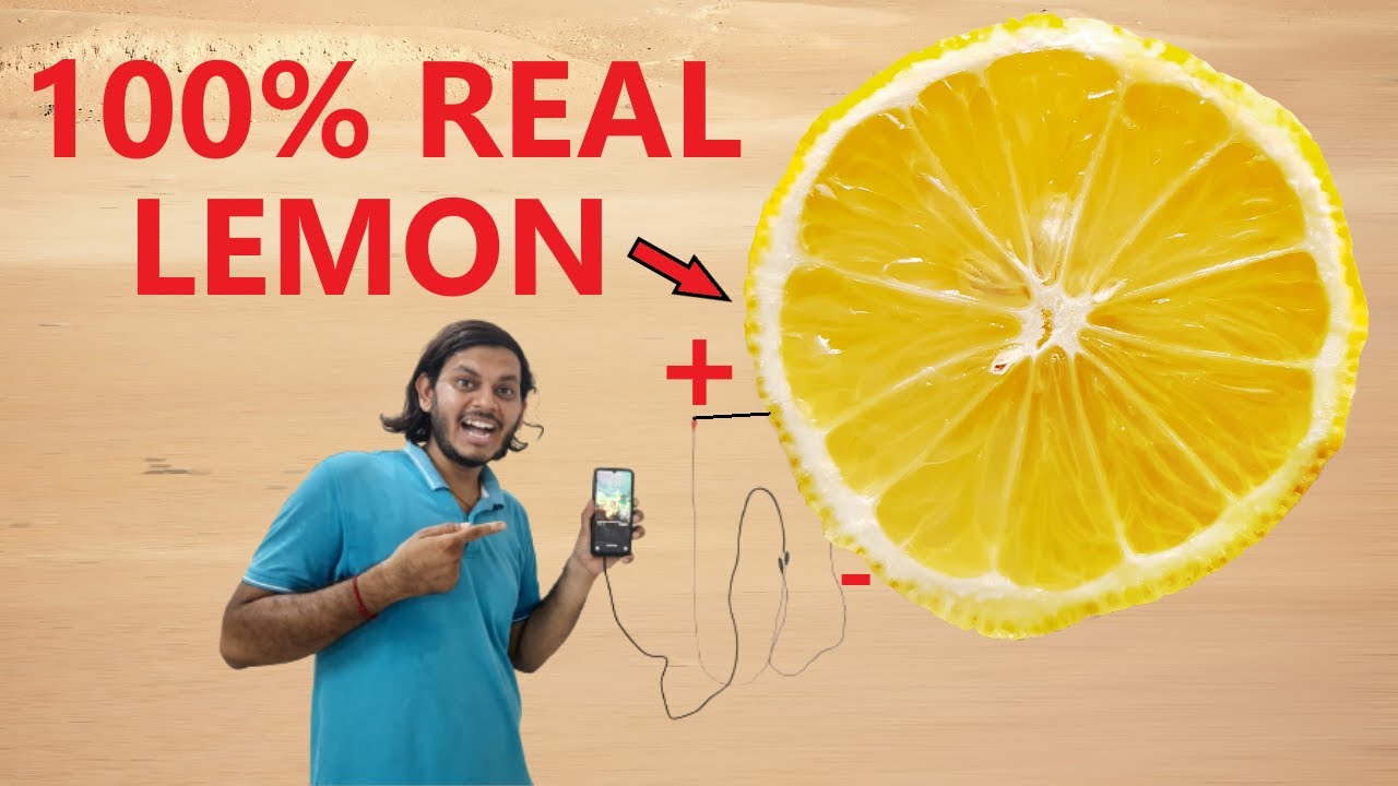 We Charge i Phone Using Lemon ? क्या निम्बू से फ़ोन चार्ज होगा ? - YouTube