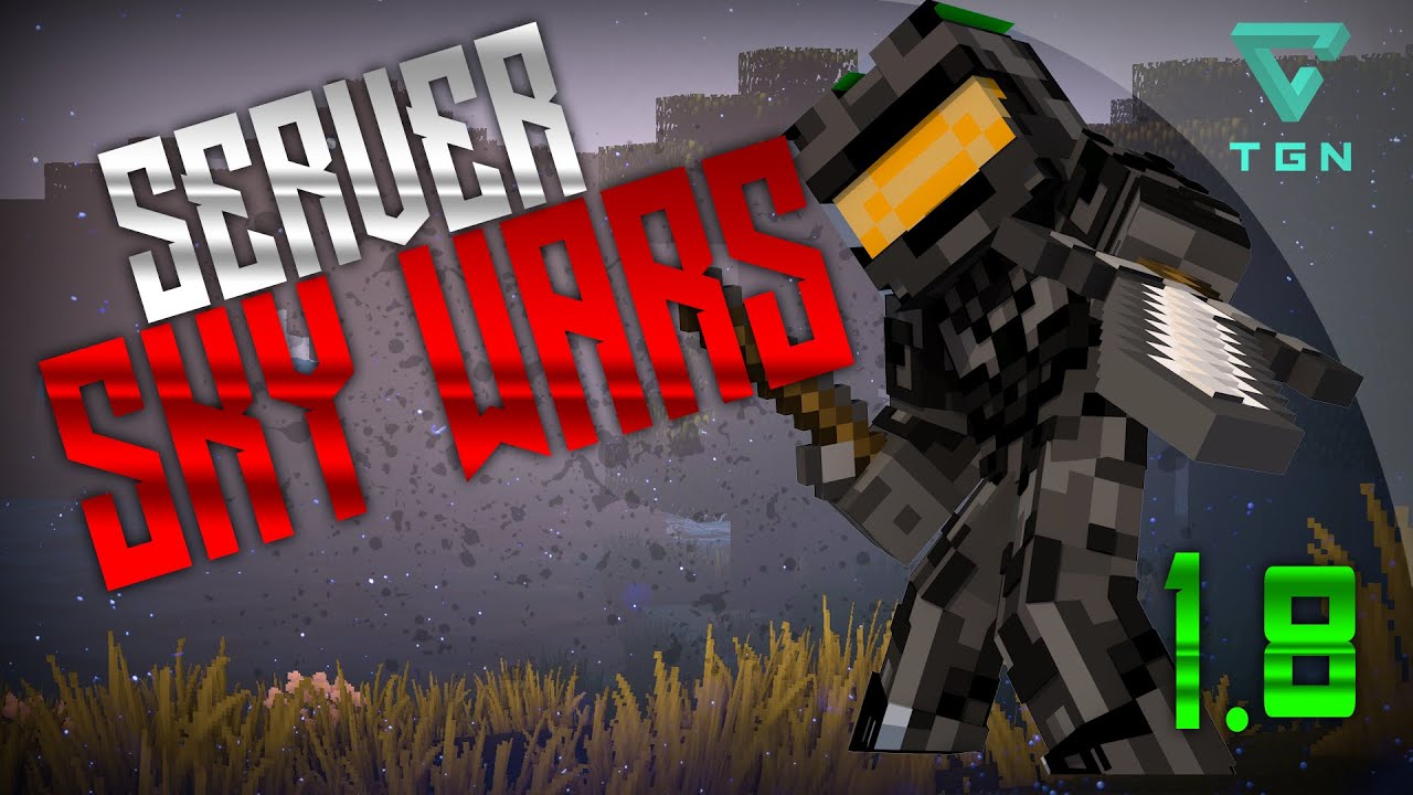 SERVER MINECRAFT NO PREMIUM 1.8 SKY WARS Y 1vs1 - YouTube