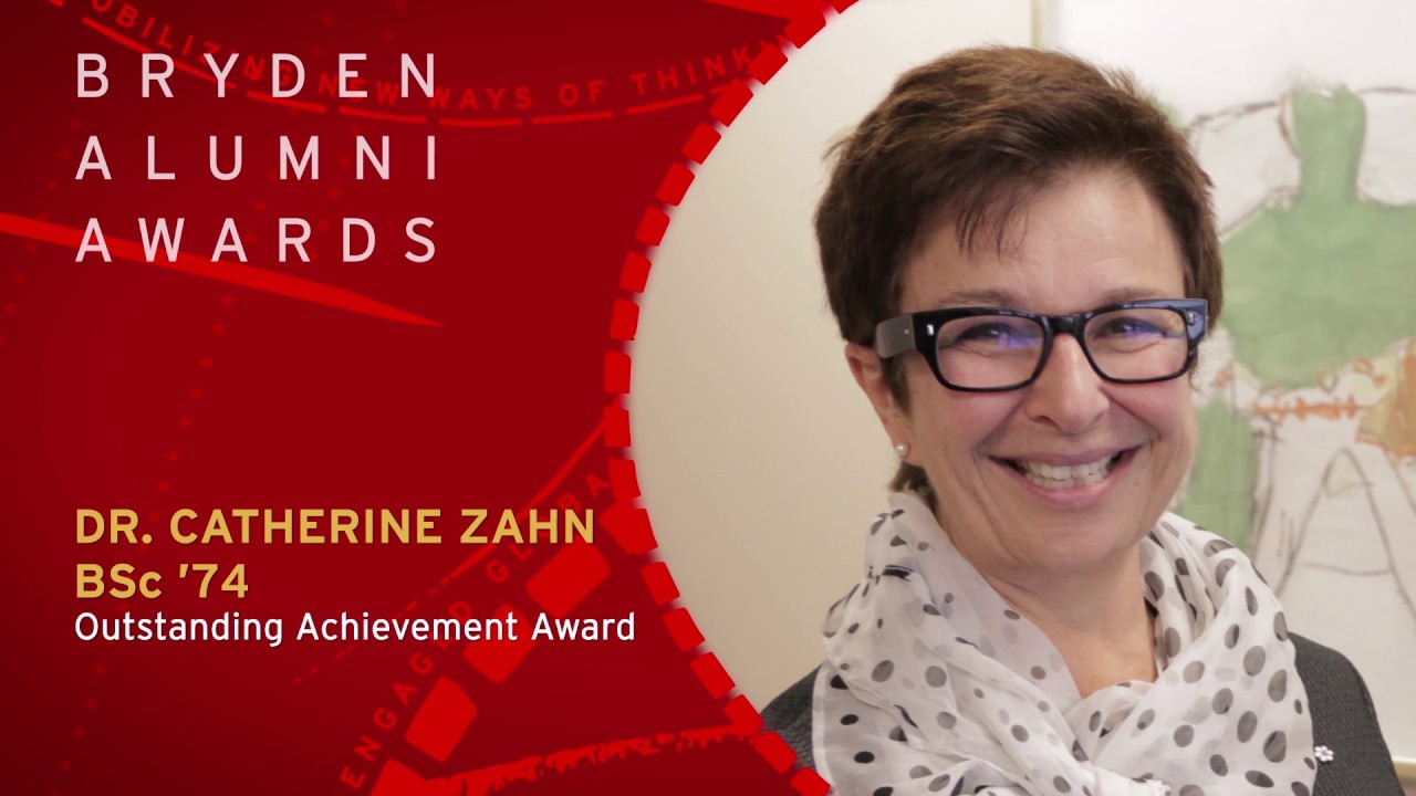 2016 Bryden Alumni Awards - Dr. Catherine Zahn - (Outstanding ...