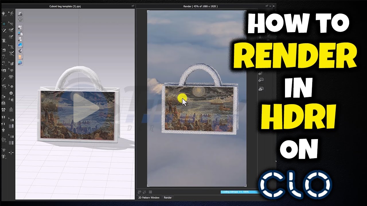 Clo3d Tutorial: How to Add HDRI to your Cloth Render - YouTube