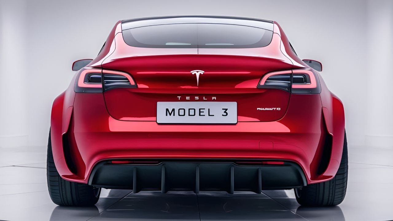 NEW 2025 Tesla Model 3 Facelift Official Reveal - Exclusive FIRST LOOK ...