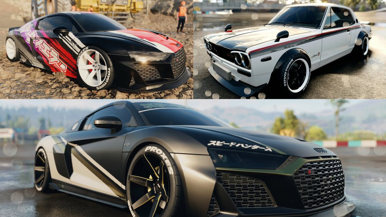 NFS UNBOUND, GAUNTLET "S" Tier Races + Builds. Audi R8/Nissan Skyline ...