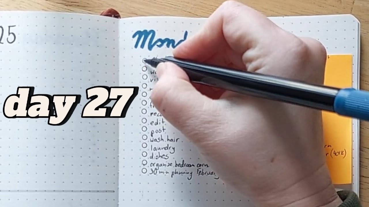 It's crunch time. The month is almost over. DAY 27 - Accomplishing ...