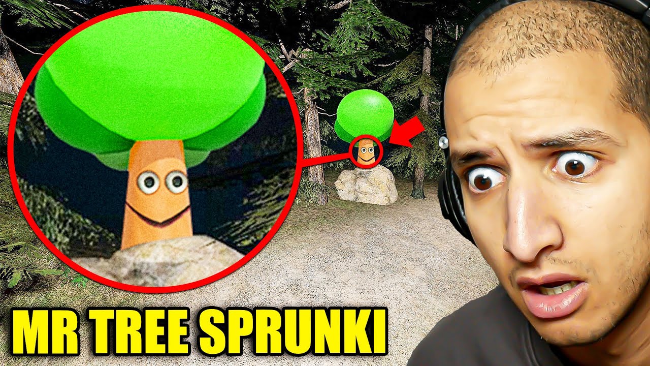 Drone Catches MR TREE SPRUNKI In The FOREST... - YouTube