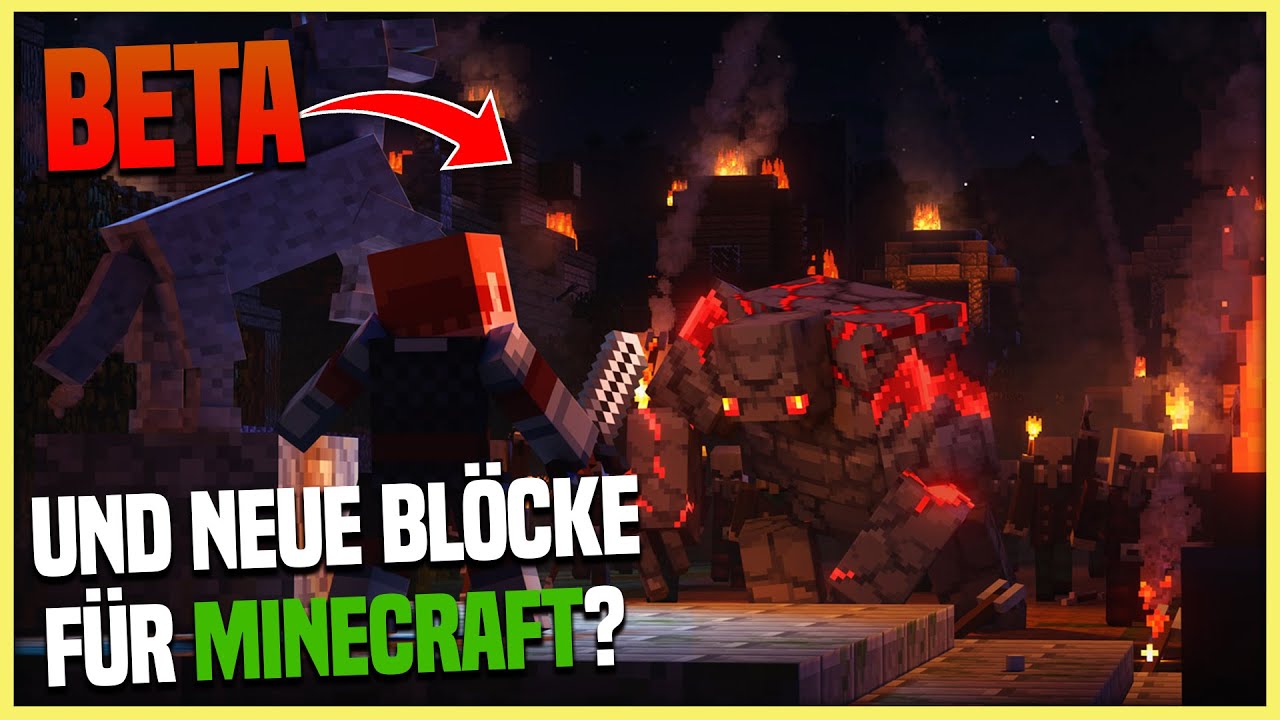 Dungeons BETA & NEUE Minecraft Blöcke! (Minecraft News) - YouTube