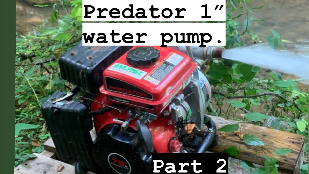 Predator water pump- nearly destroyed 1” predator water pump - YouTube