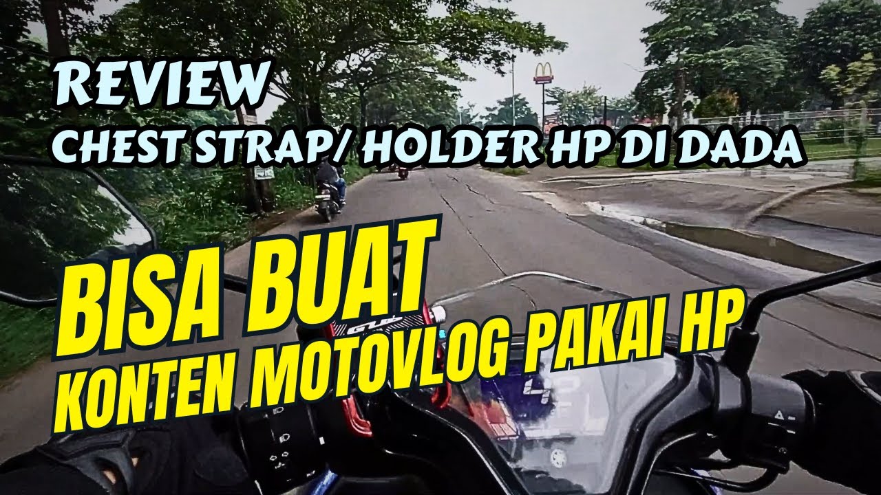 Review Chest Strap HP, Holder Untuk Buat Konten Motovlog - YouTube