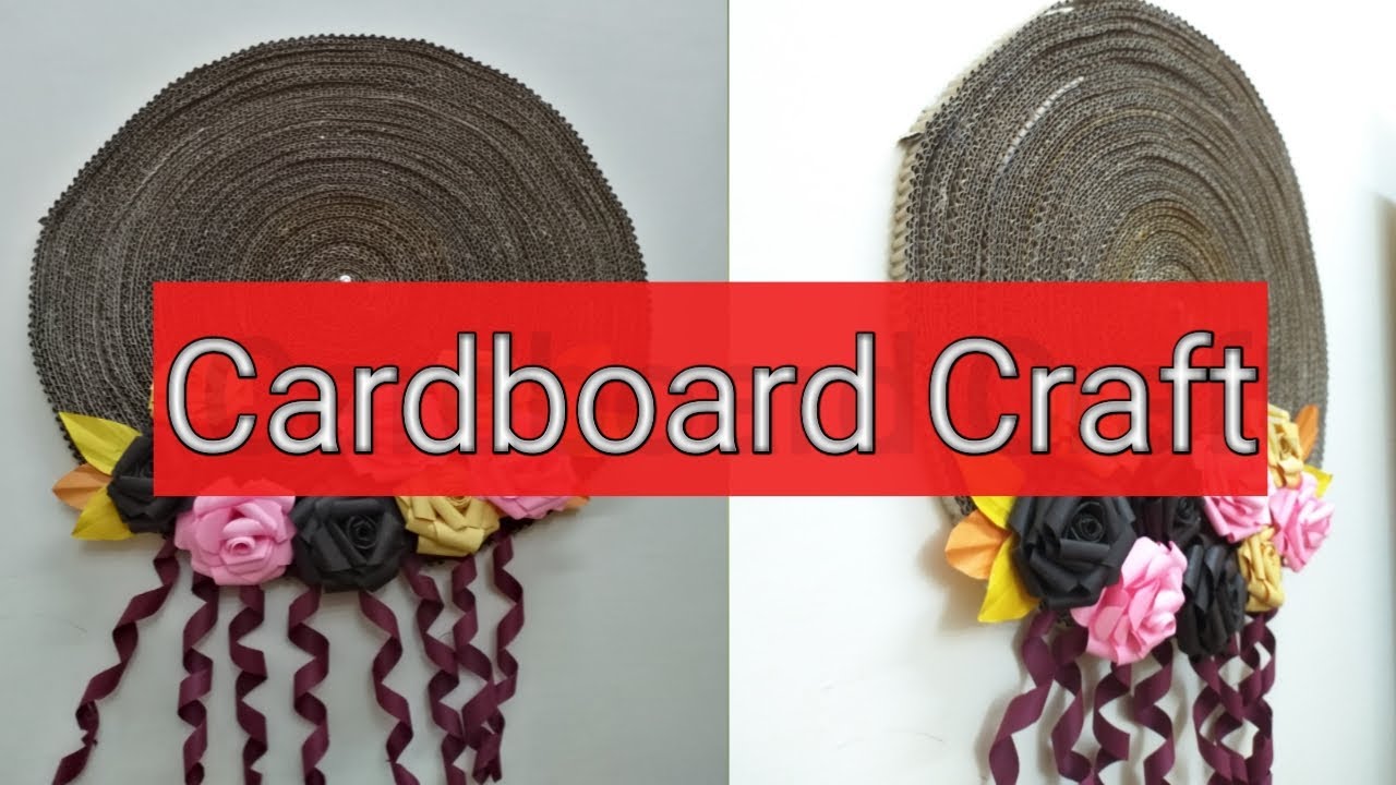 (LOCKDOWN CREATIVITY#6) Cardboard Craft Idea | Wall Hanging - YouTube