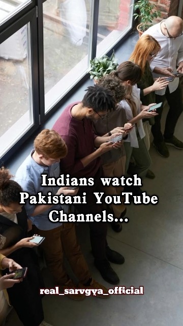 Indians watch Pakistani YouTube Channels 🙂 #shorts - YouTube