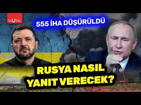 Ukrayna, Rusya'ya saldırdı! 555 İHA düşürüldü... Gözler Rusya'nın vereceği karşılığa çevrildi