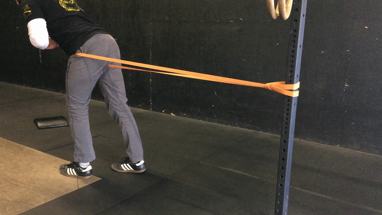 Posterior distraction - straight leg - YouTube