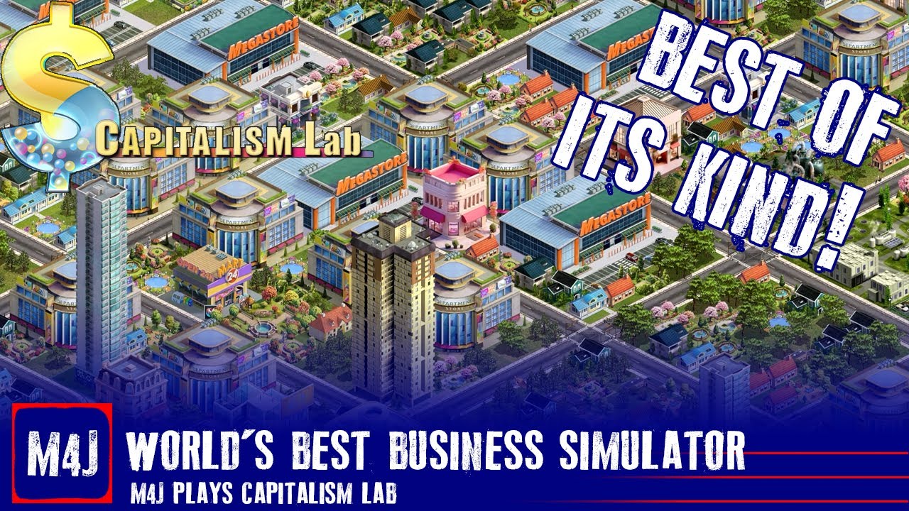 The World's Best Business Simulator | M4J Plays Capitalism Lab - YouTube