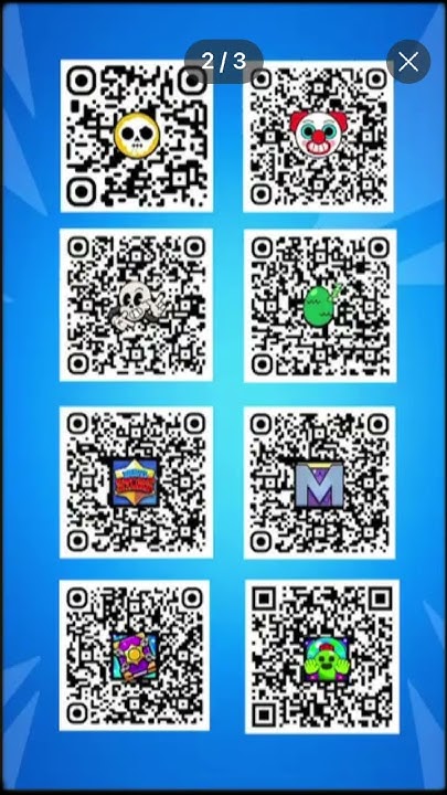 Here are some QR codes for pins #brawlstars go and use the clown pin with Edgar! - YouTube