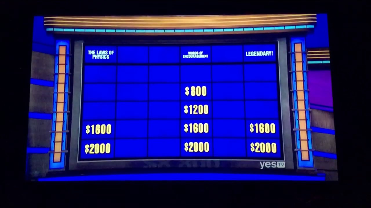 Jeopardy (6/26/19) Teen Tournament Day 8/10 semifinal match, $6,000 ...