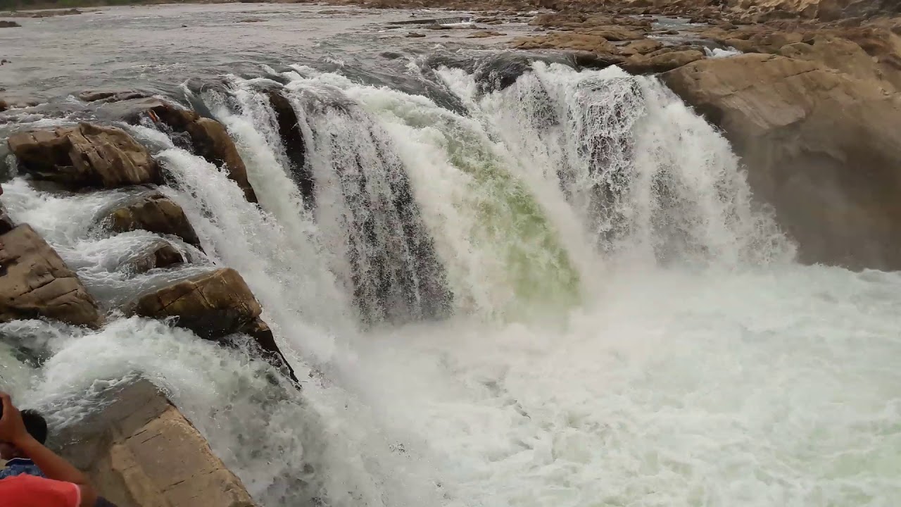 Bhedaghat waterfalls Jabalapur - YouTube