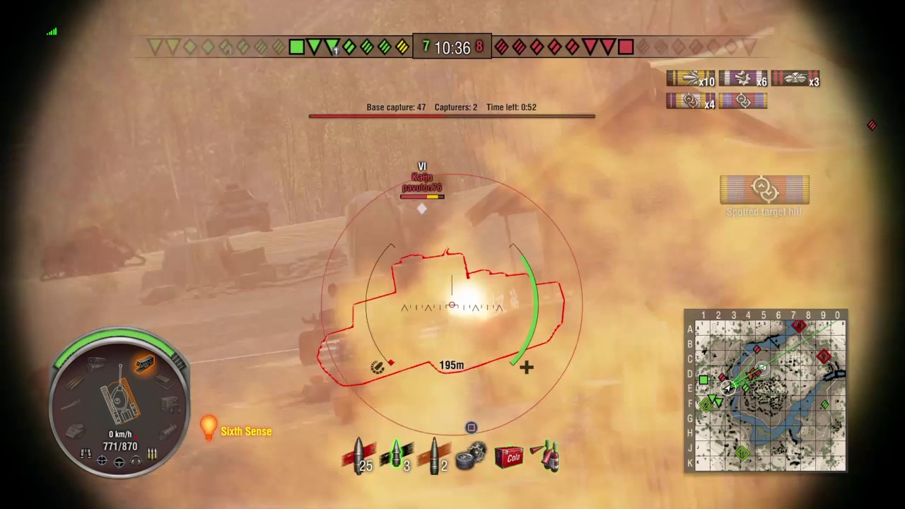 World of Tanks - Mastery Badge in the M6 - YouTube