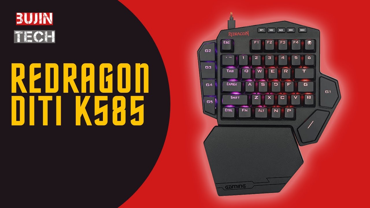 Redragon Diti K585 Teclado Gamer mecanico RGB, unboxing, review ...