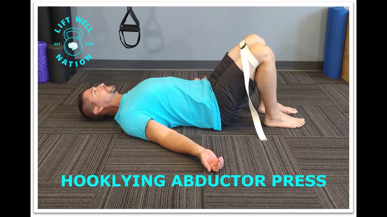 Hooklying Abductor Press - YouTube