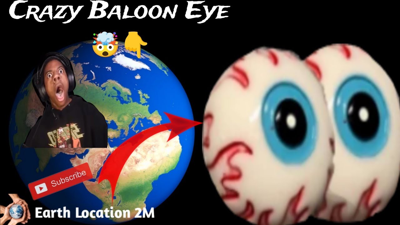 Real Baloon Eye Ball 👇😱 on google map and google earth 🌎 # ...