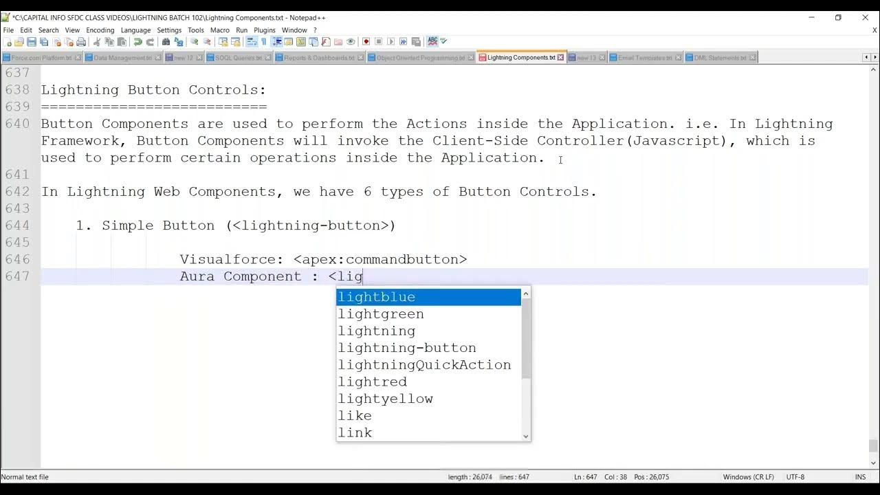 Session 8 Button Controls And Button Menus In Salesforce Lwc Free Salesforce Lwc Classes