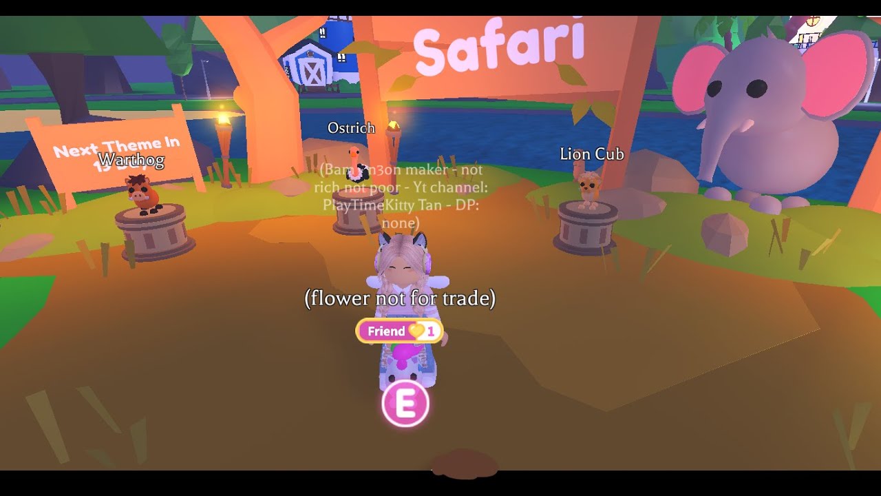 Checking Out The New Safari And Friendship Bar Update In Adopt Me ...