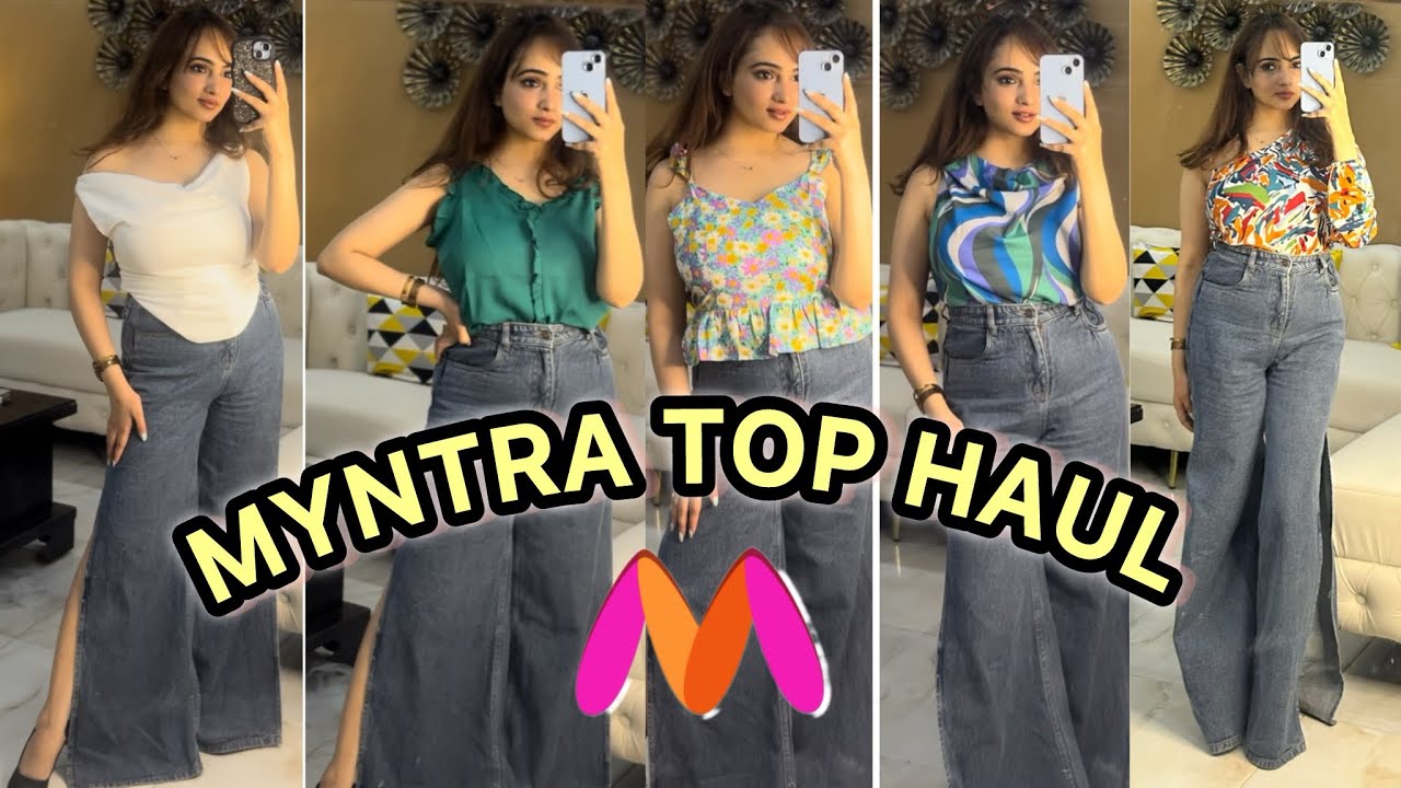 Myntra Haul 😍| Myntra Tops Haul | Starting at ₹237 | Top Haul ️ # ...