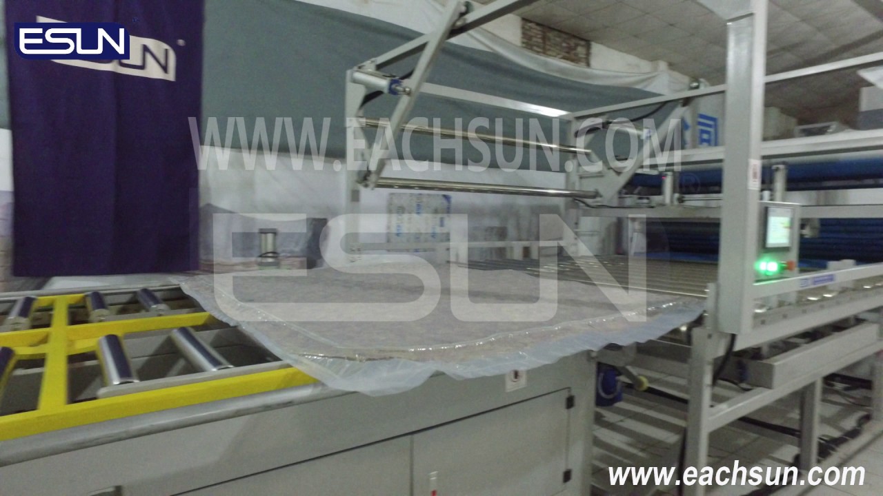 ENG-22R Automatic Mattress Compression Package Integrated Machine - YouTube