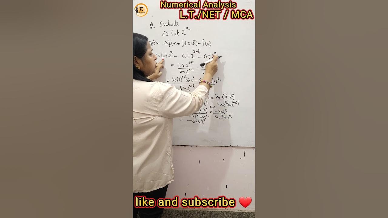numerical Analysis |calculus of finite differences #msc #bscmaths #lt #cuet #reelkarofeelkaro # ...