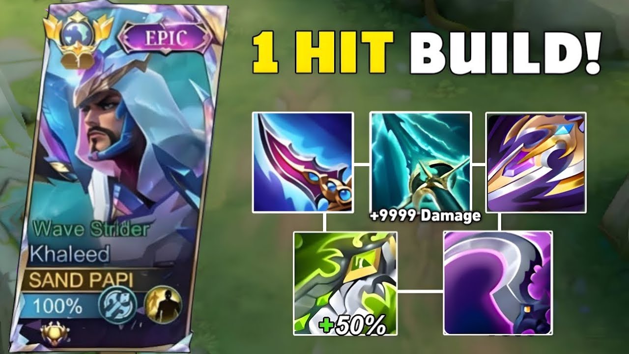 NEW UPDATE: KHALEED ONE HIT BROKEN TRICK BUILD IS HERE!! UNLI ONE SHOT💀 ...