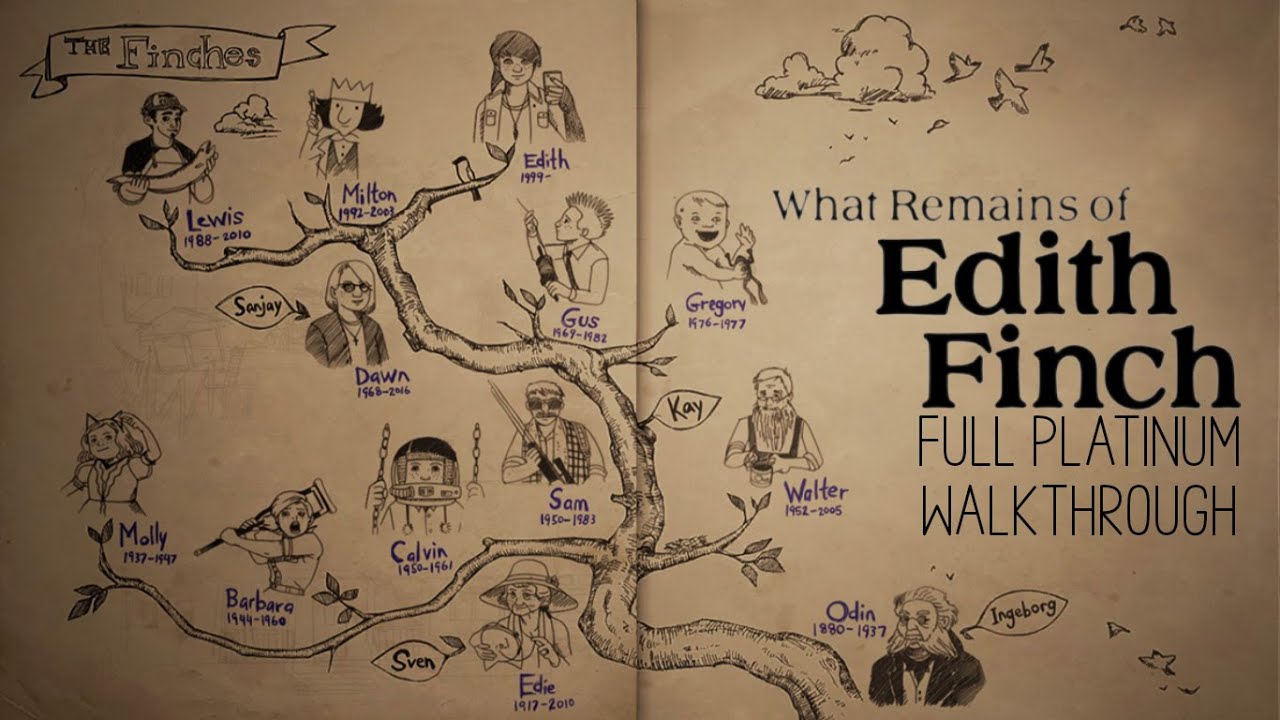 What Remains Of Edith Finch - 100% Platinum Walkthrough - YouTube