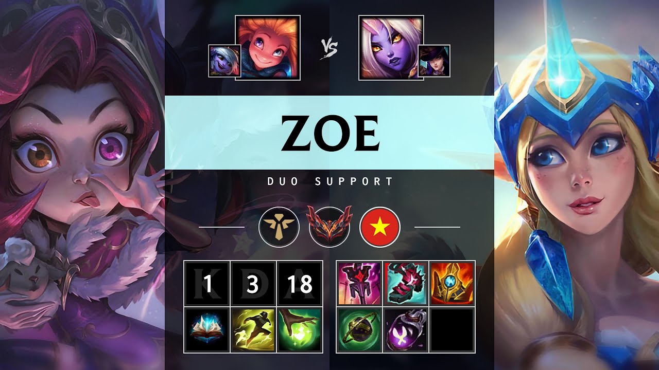 Zoe Support vs Soraka - VN Grandmaster Patch 25.17 - YouTube